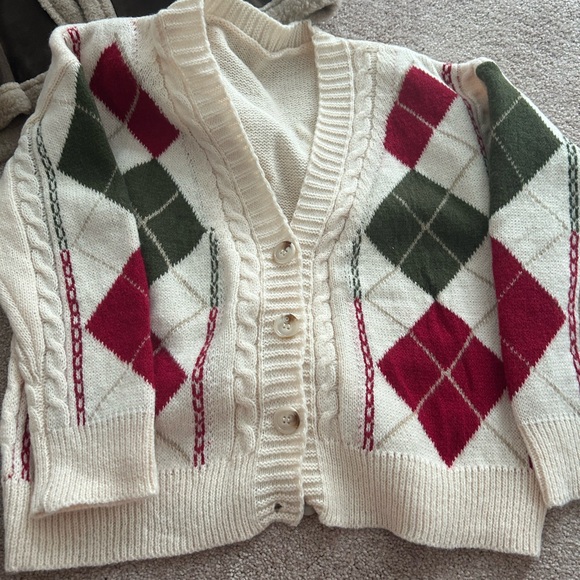 Sweaters | Argyle Patterned Cardigan Sweater | Poshmark